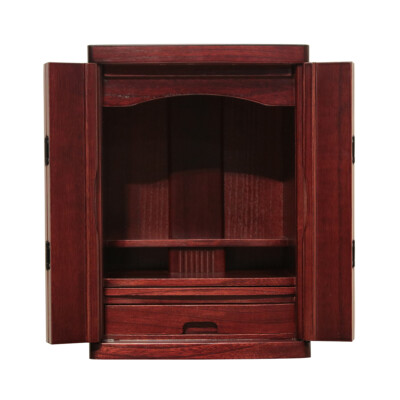 Japanese Mini BUTSUDAN Buddhist altar Shrine dark brown SI-S2 from ...