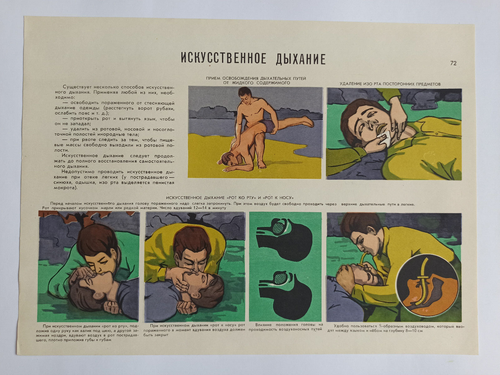 RARE Military Poster, Nuclear War Radiation protection, Soviet Vintage ...