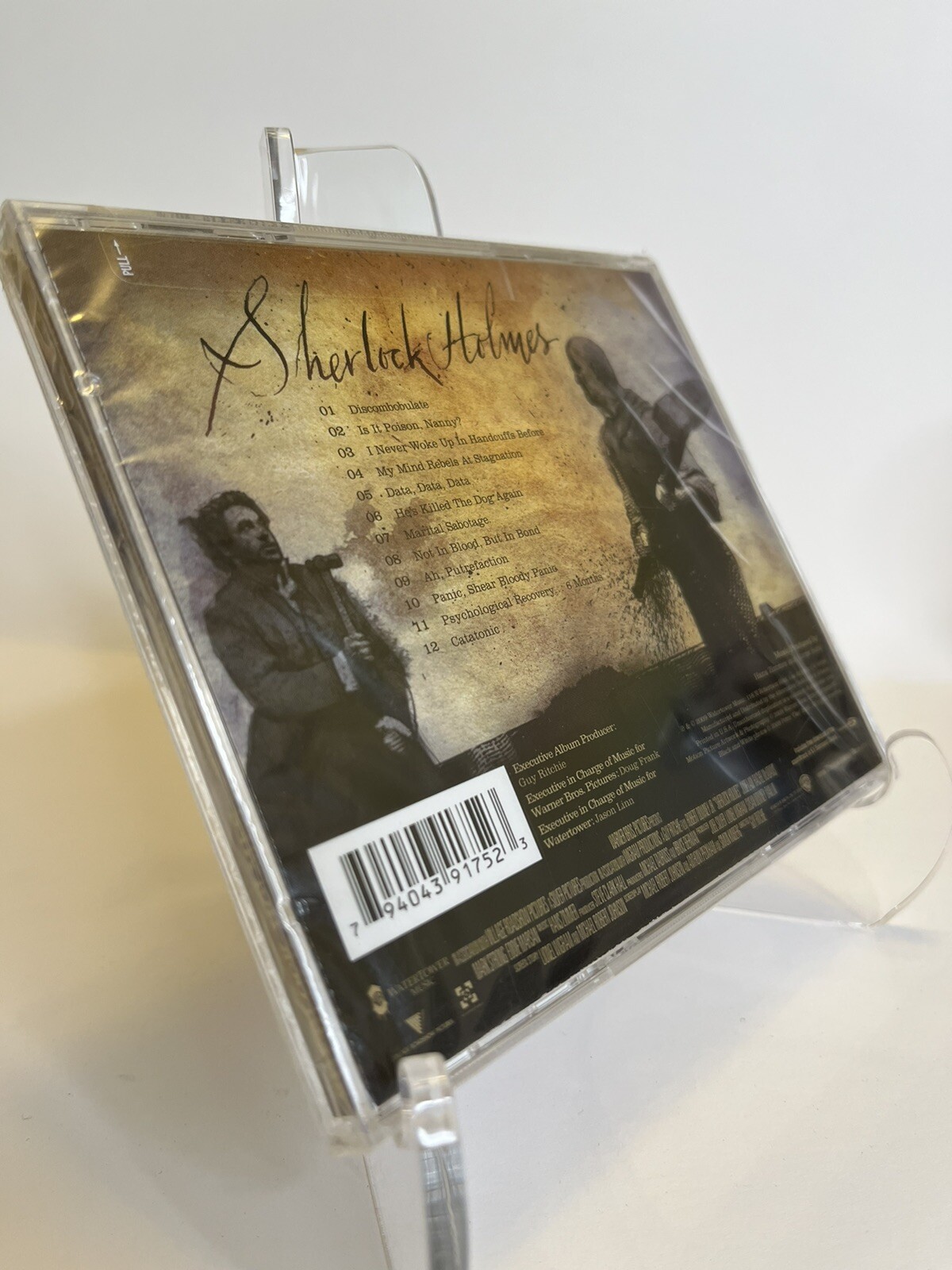 Sherlock Holmes Original Motion Picture Soundtrack CD Hans Zimmer OOP ...