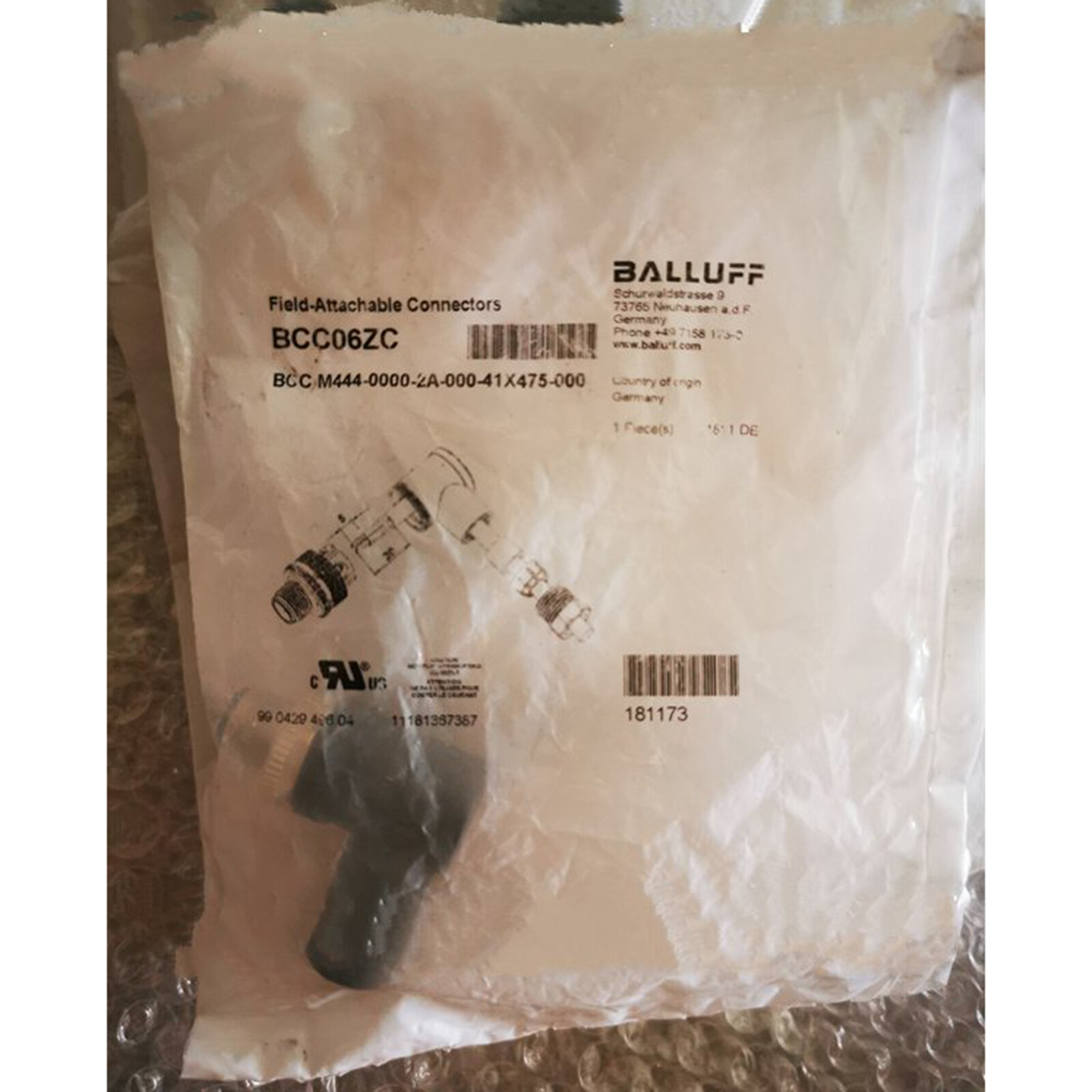 1PC NEW BALLUFF connector BCC M444-0000-2A-000-41X475-000 BCC06ZC #YP1 ...