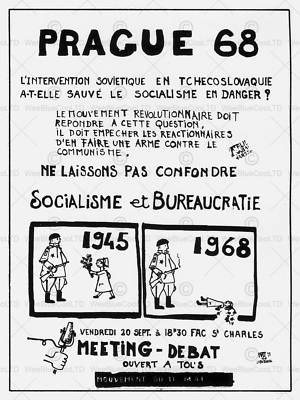 PROPAGANDA PRAGUE SPRING USSR CZECH LARGE POSTER ART PRINT BB2699A | eBay