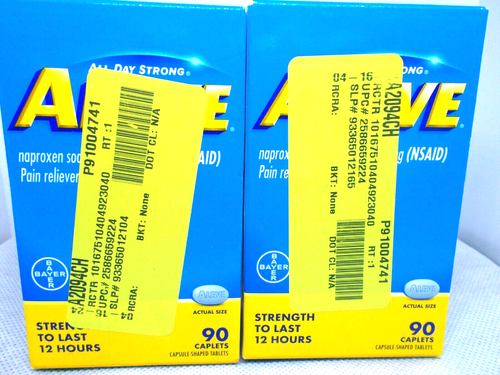 ALEVE Pain Reliever Fever Reducer Caplets - 320 Count for sale online ...