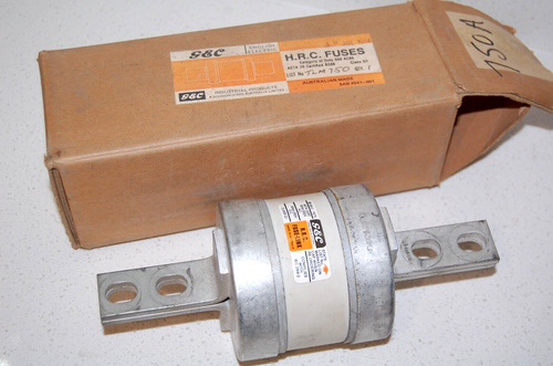 GEC Industrial H.R.C. Fuse Link 750A TLM750 80kA 550V AC 40kA 250V DC ...
