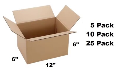 Lot of 12x6x6 Cardboard Paper Box Mailing Packing Shipping Box ...