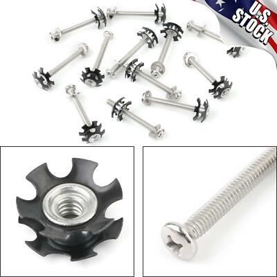 6/8/10/12pcs REPAIR KIT Star nuts 1/4-20 screws For 1" OD tube ...