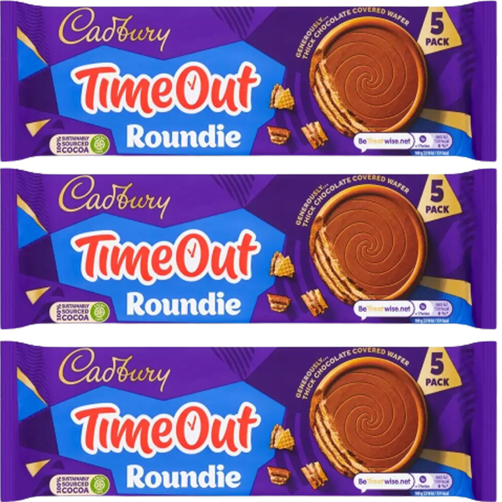 Cadbury Timeout Roundie Chocolate Biscuits 150g - Perfect for Kids ...