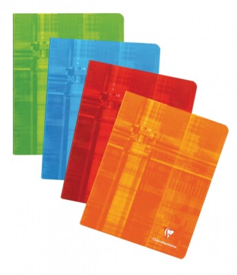 Clairefontaine Staplebound French Ruled Notebook in Assorted Colors - 6 ...