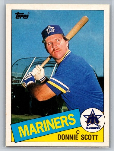 1985 Topps Traded Baseball Card #105T Donnie Scott Seattle Mariners | eBay
