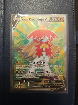 Pokémon TCG Hisuian Decidueye V (Full Art) Astral Radiance 173/189 NM/M ...