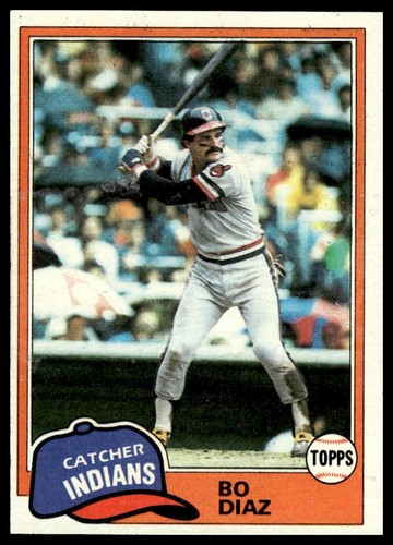 1981 Topps #362 Bo Diaz Cleveland Indians Baseball | eBay