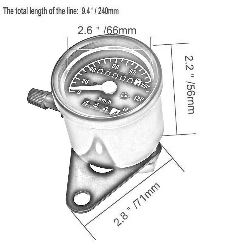 Universal Kilometerzähler Motorrad Tachometer Signal Dual Digital ...