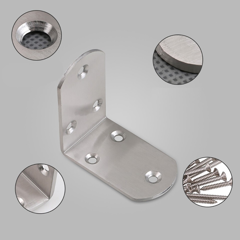 Stainless Steel Corner Brace Angle L type/Semicircle/Straight Bracket ...
