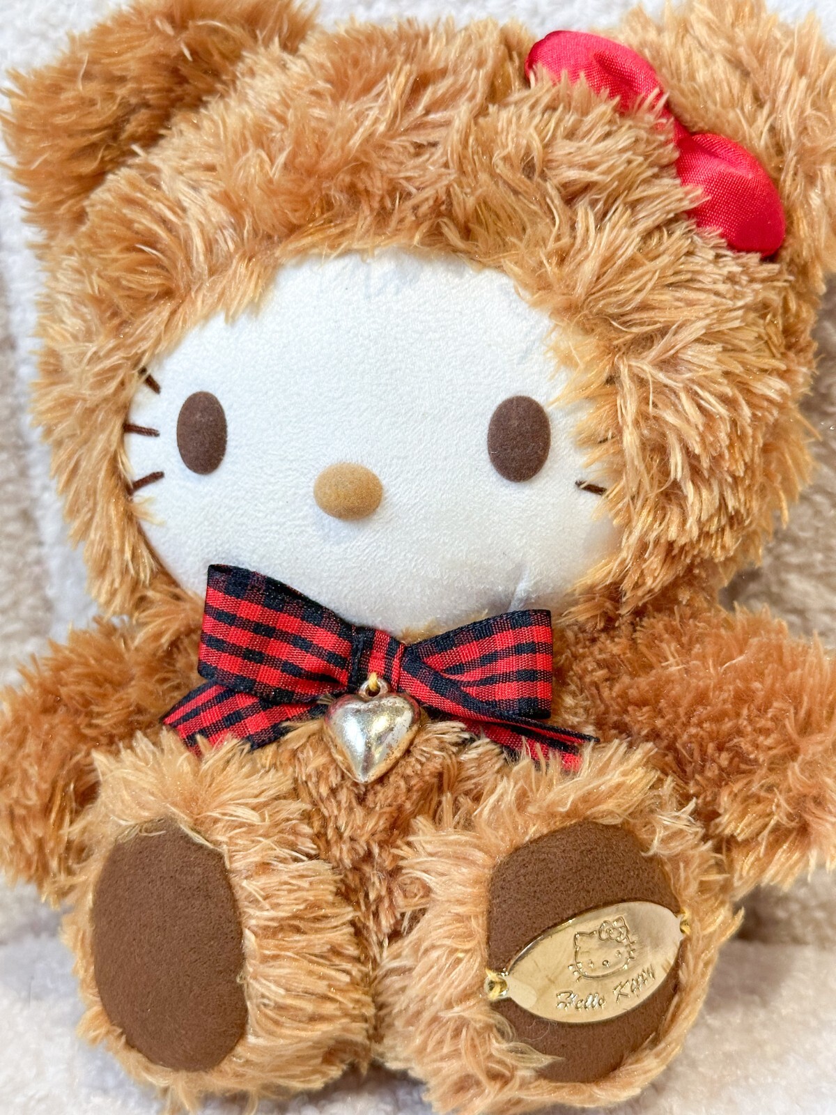SUPER RARE 2004 Vintage Hello Kitty Brown Bear Plush, Sanrio, Eiko | eBay