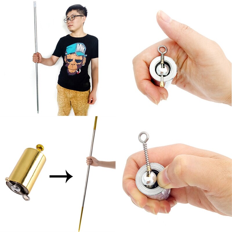 Martial Arts Bo Staff Self Defense Stick Portable Metal Magic Pocket ...