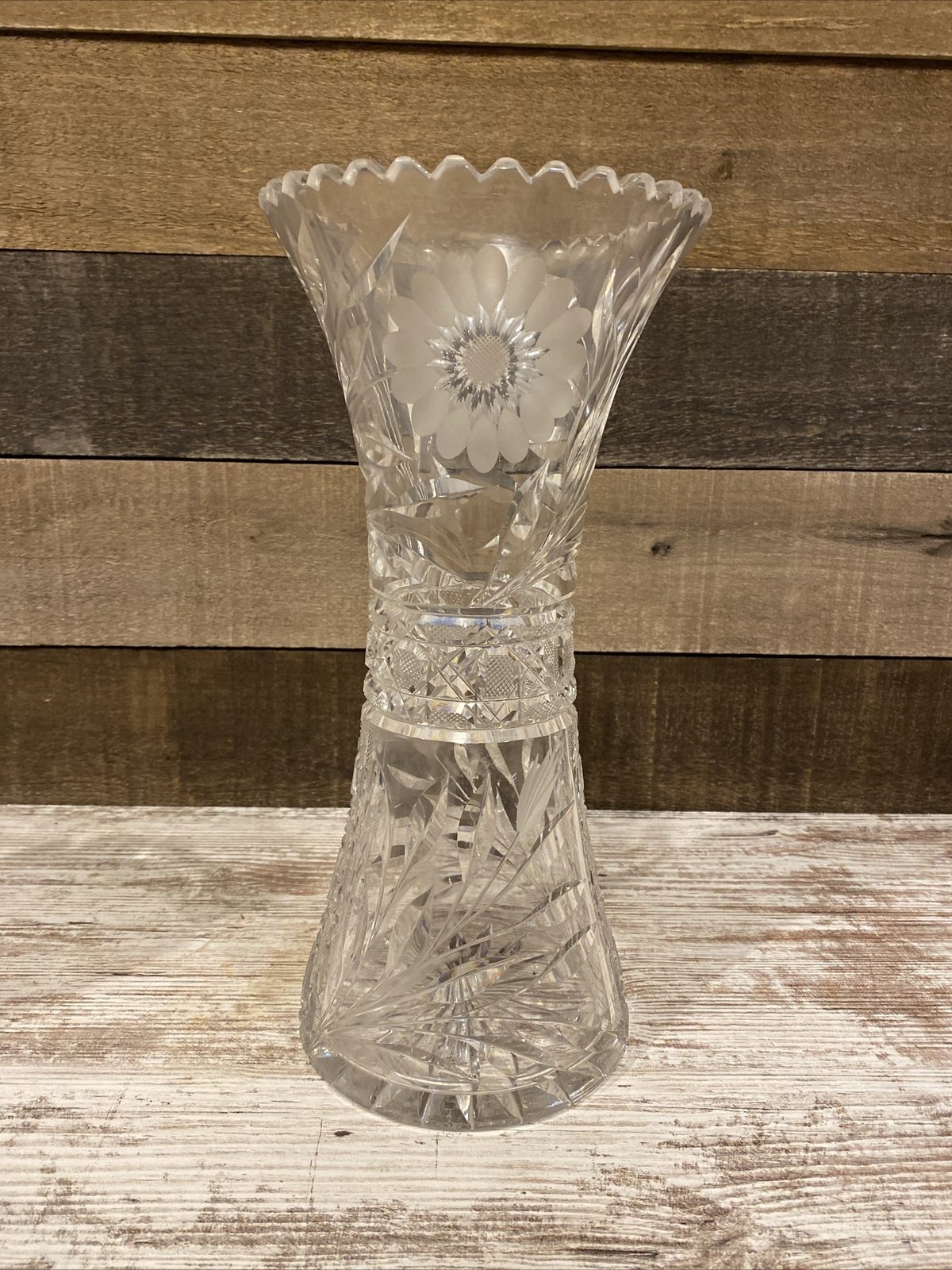 Antique Lead Crystal Vases