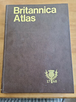 1986 Encyclopedia Britannica World Atlas - BEAUTIFUL DETAILED MAPS! | eBay