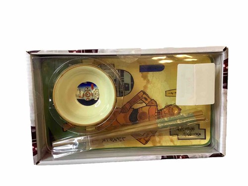 Star Wars Disney Ceramic Sushi Plate Set Droid R2-D2 C-3PO BB-8 3PC New ...