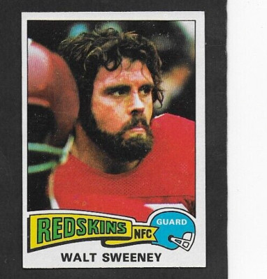 1975 Topps NFL Football #159 Walt Sweeney, Washington Redskins, NM NRMT ...