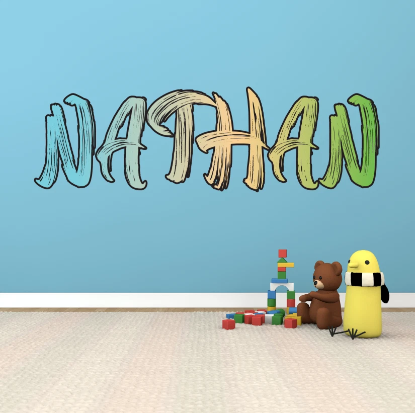 Nathan Name Graffiti