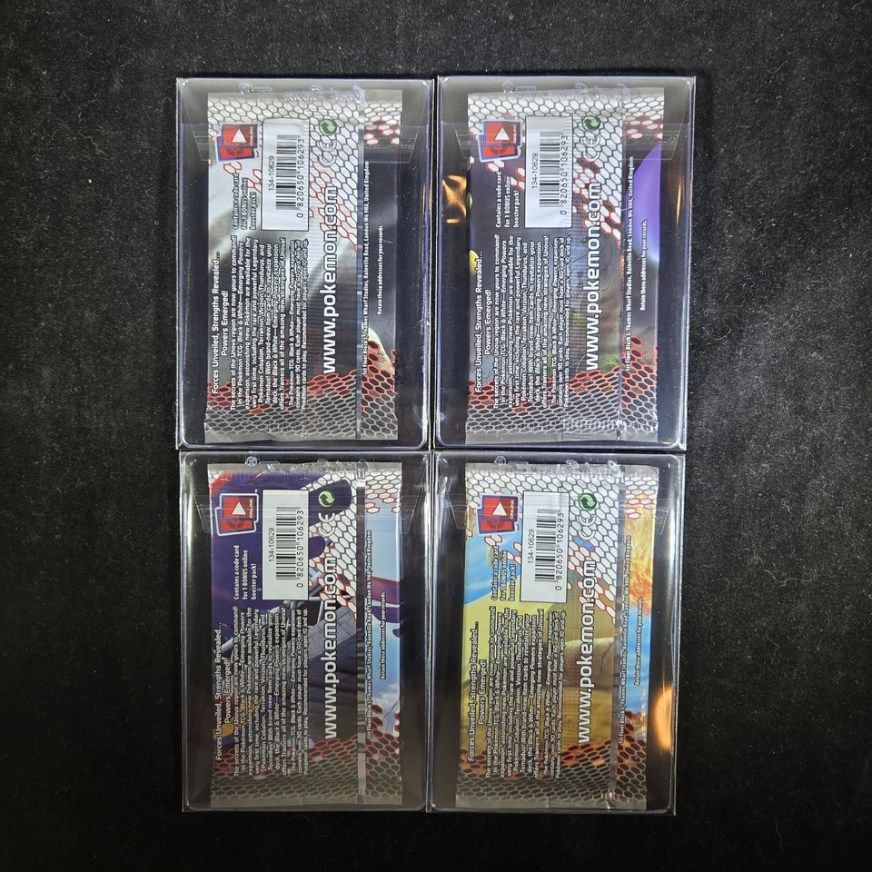Emerging Powers - Sealed 4 Booster Pack Art Set - Pokémon Black & White ...