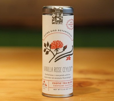 Vanilla Rose Ceylon - 6 Tea Bag Tin - Exotic Blend | eBay