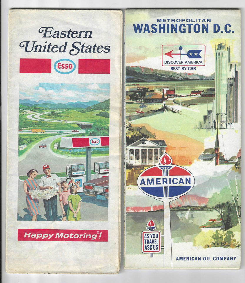 Vintage Road Maps - 1960s/1971 - 7 maps | eBay