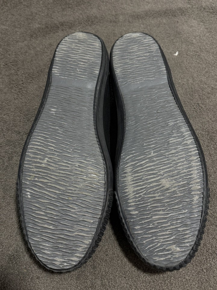 Black DEK Slip-on Plimsolls plimsoles Adult Size 11 | eBay UK