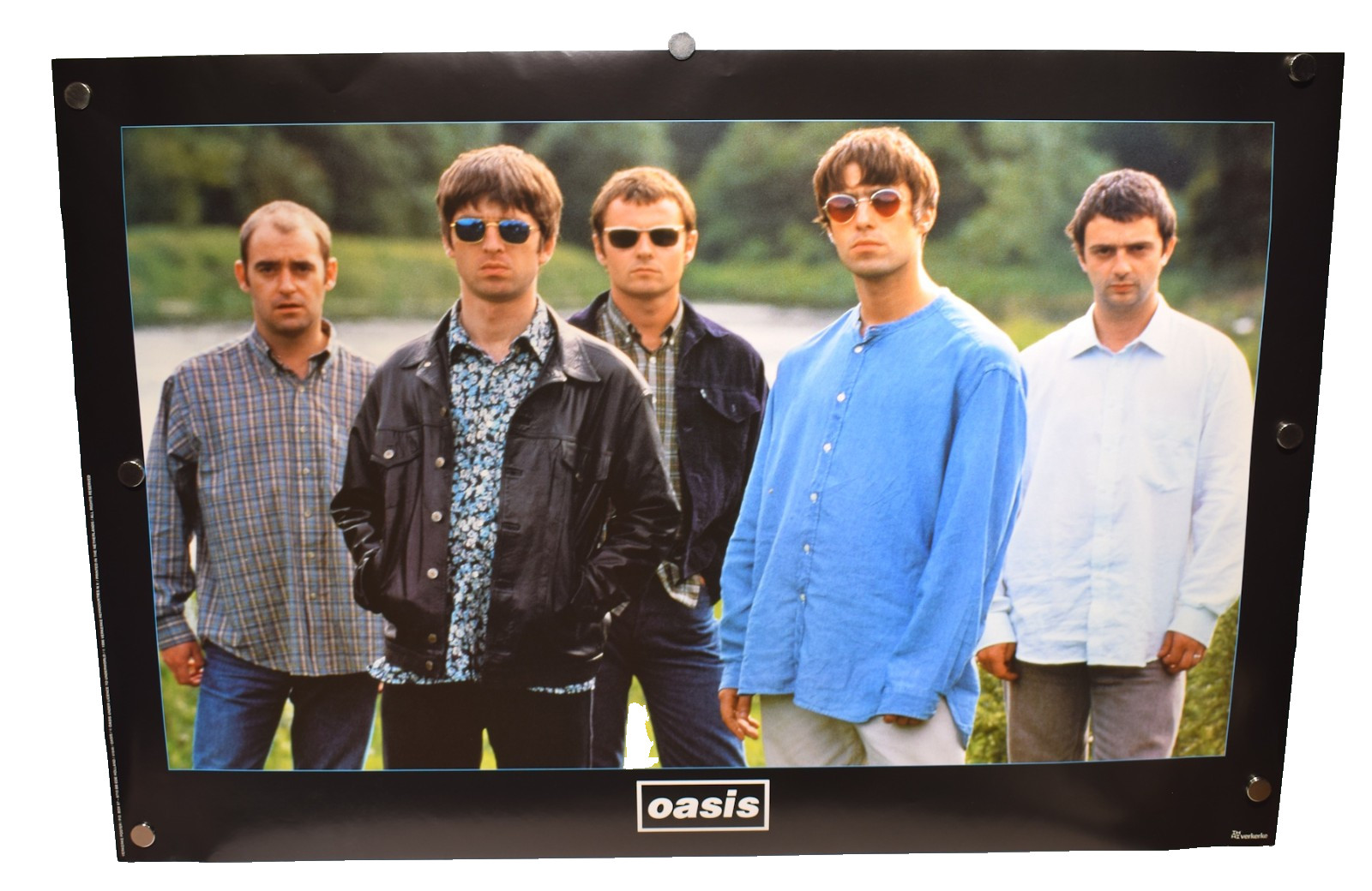 Oasis 1996 Netherlands Poster by Verkerke Posters, Vintage