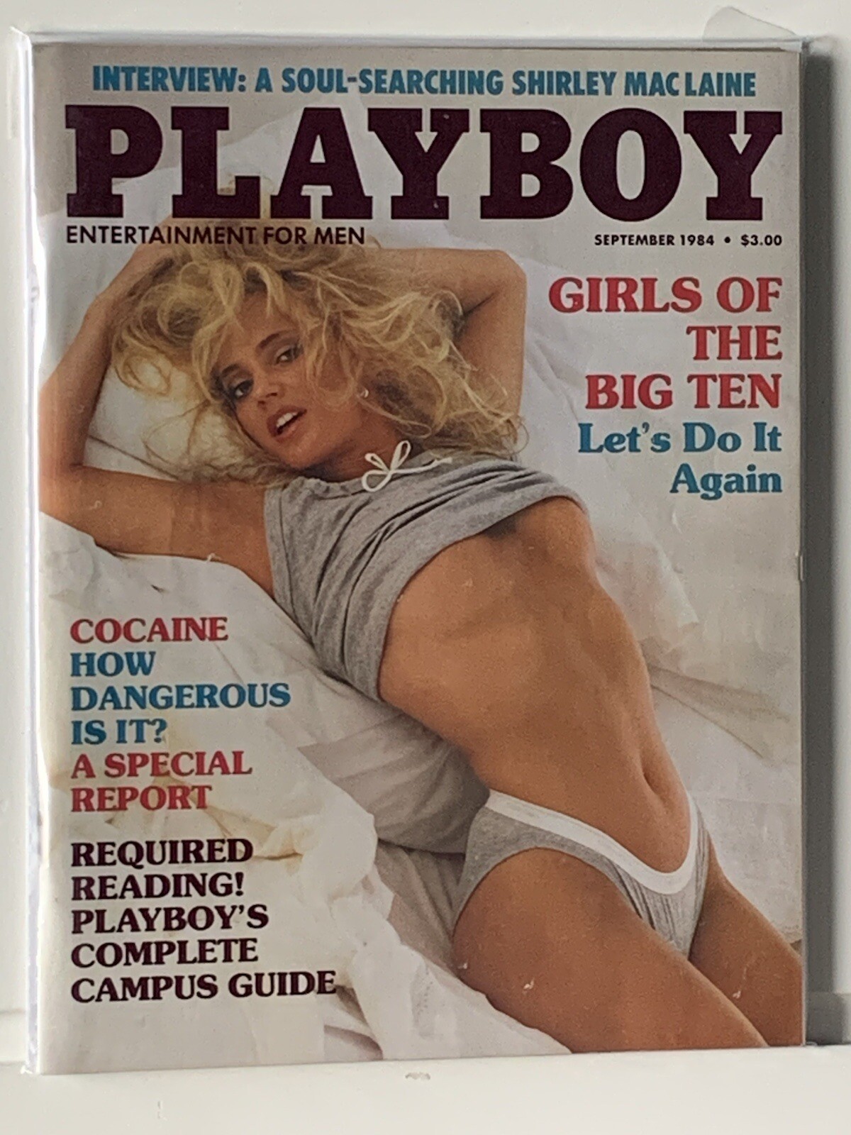 1984 September Vintage Playboy Magazine - Kimberly Evenson, Shirley MacLaine | eBay
