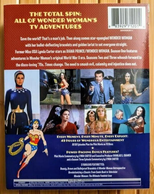 Wonder Woman: The Complete Series Blu-ray Collection ***NEW/SEALED ...