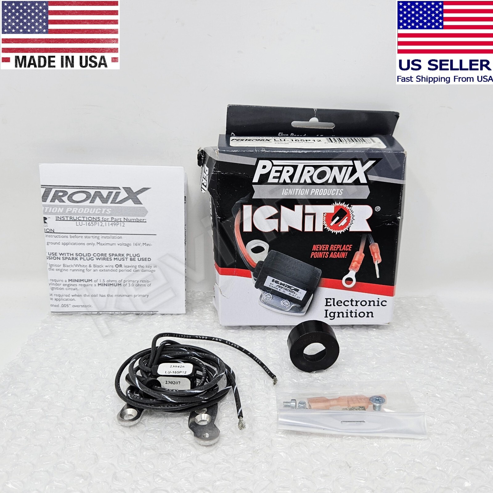 NEW **GENUINE** PerTronix® LU-165P12 12 Volt Positive Ground Lucas 6 ...