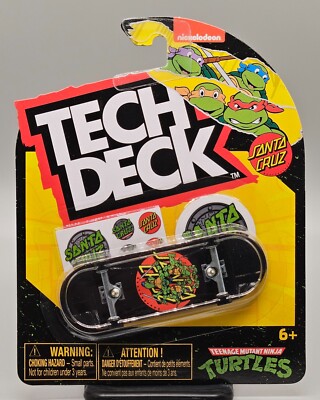 Tech Deck - SANTA CRUZ Teenage Mutant Ninja Turtles TMNT - 96mm Finger ...