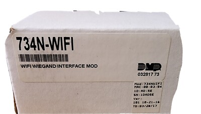 DMP 734N - WIFI Wiegand Interface MOD. With Installation And ...