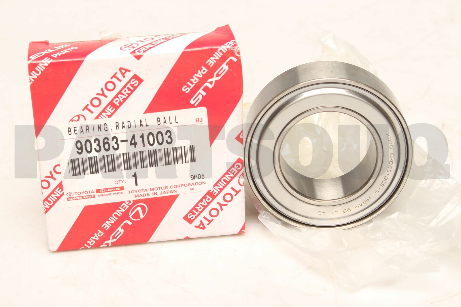 9036341003 Genuine Toyota BEARING (FOR FRONT DRIVE SHAFT) 90363-41003 ...