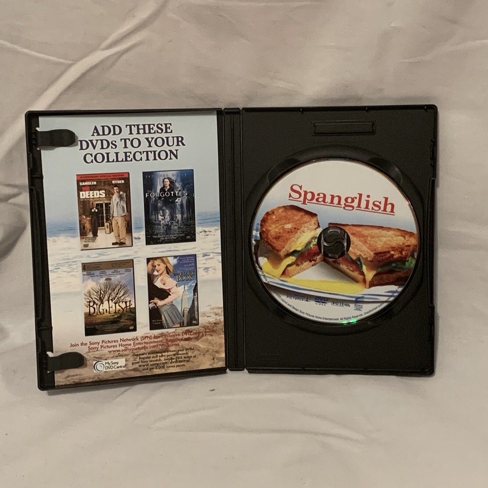 Spanglish (DVD, 2005) Widescreen Adam Sandler, Téa Leoni, Paz Vega | eBay