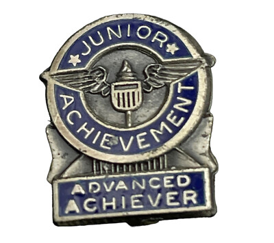 Vintage Sterling Silver Junior Achievement Advanced Achiever 1/2" Pin ...