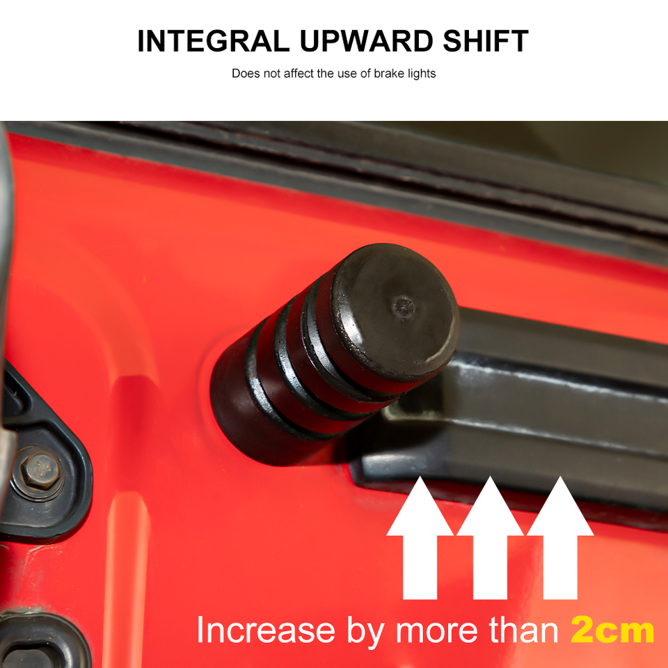 Tailgate bumpstop, stop the spare tire rattle, fits Jeep Wrangler JK JL ...