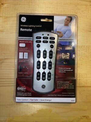 45600 GE Z-Wave Remote for Wireless Lighting Control OEM New Factory ...