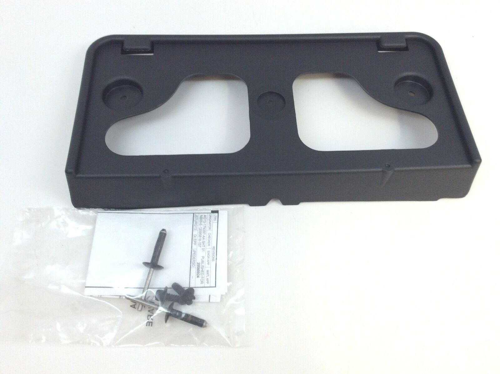2010 - 2012 Ford Taurus Front Bumper License Plate Mounting Bracket ...