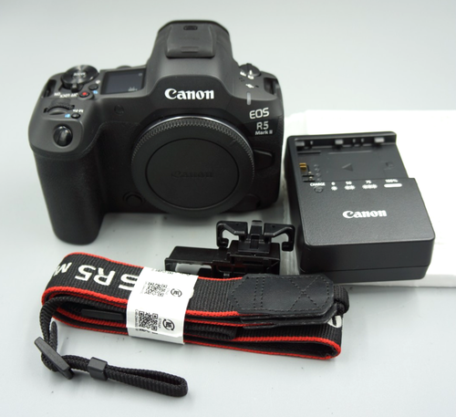 Canon EOS R5 Mark II Mirrorless Camera Body 45MP Battery Charger Strap ...
