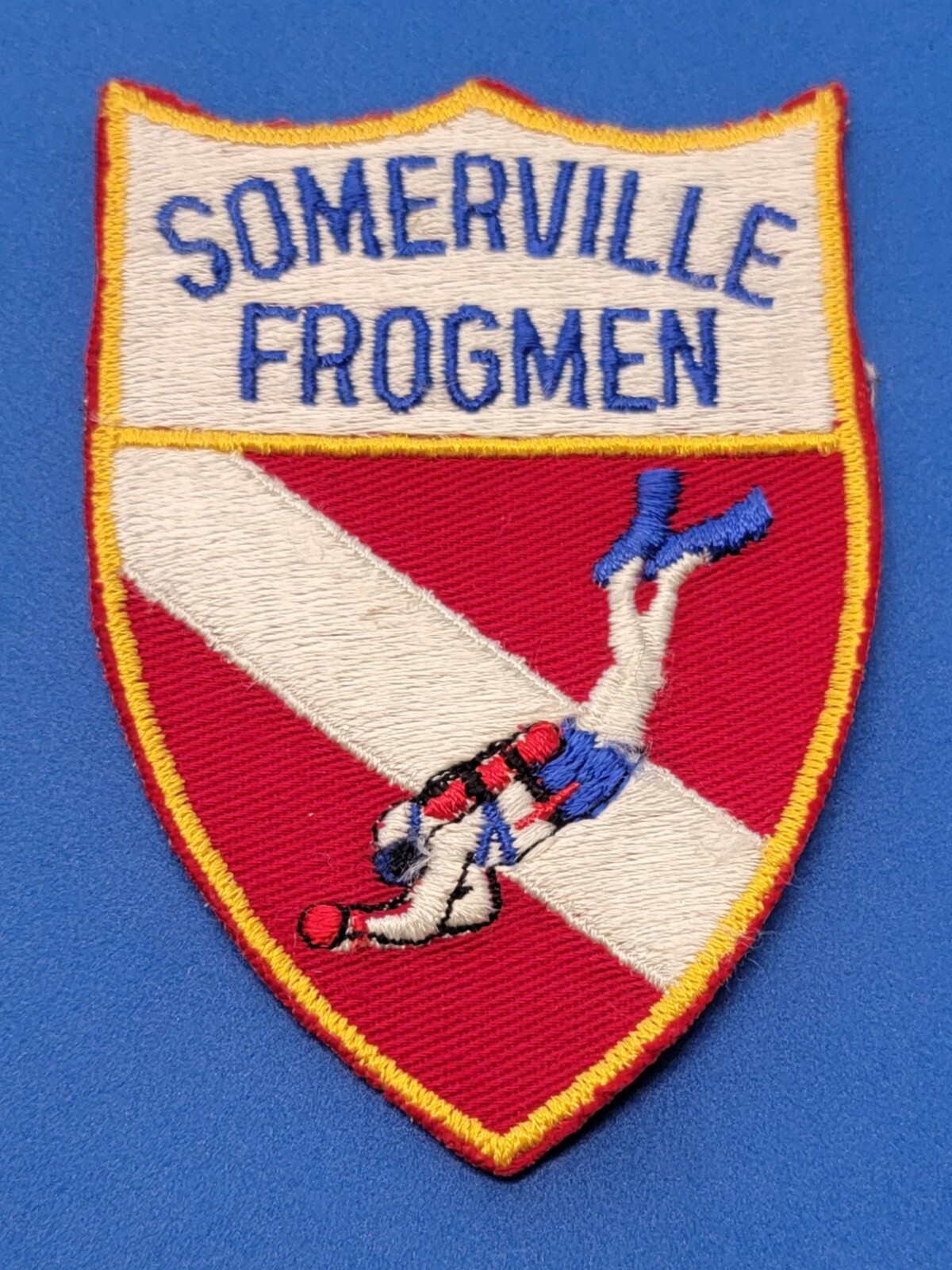 SOMERVILLE MASSACHUSETTS FROGMEN FIRE AND RESCUE BADGE PATCH | eBay