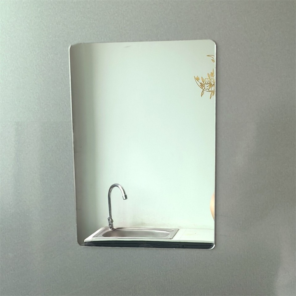 5x7in Locker Mirror Rectangle Magnetic Mirror Distortion-Free Frameless ...