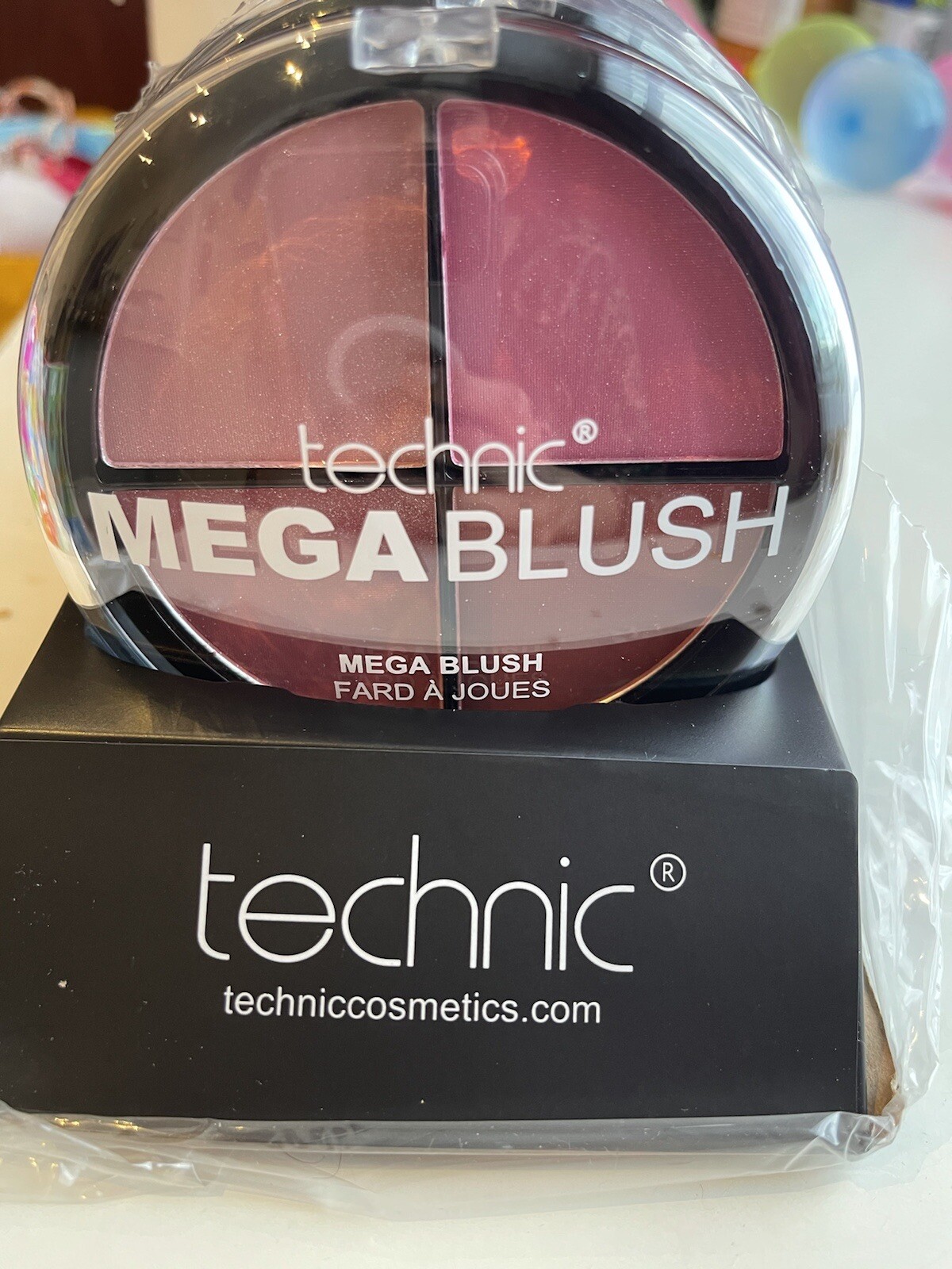 Technic Mega Blush Palette - Quad Pink Blusher Natural Contour Shimmer Light | eBay UK
