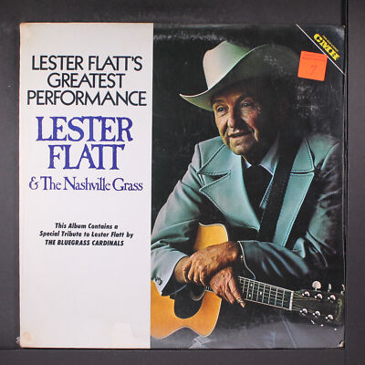 LESTER FLATT: lester flatt's greatest performance CMH 12" LP 33 RPM ...