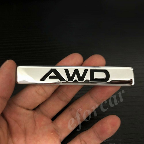 3D Metal AWD Emblem Car Fender Trunk Tailgate Badge Decal Sticker 4WD ...