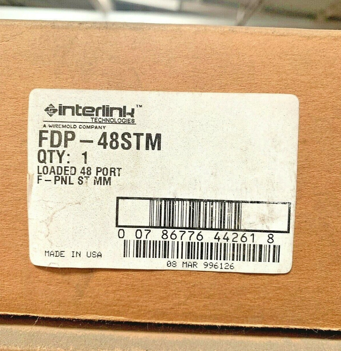 Interlink FDP-48STM Loaded 48 Port | eBay