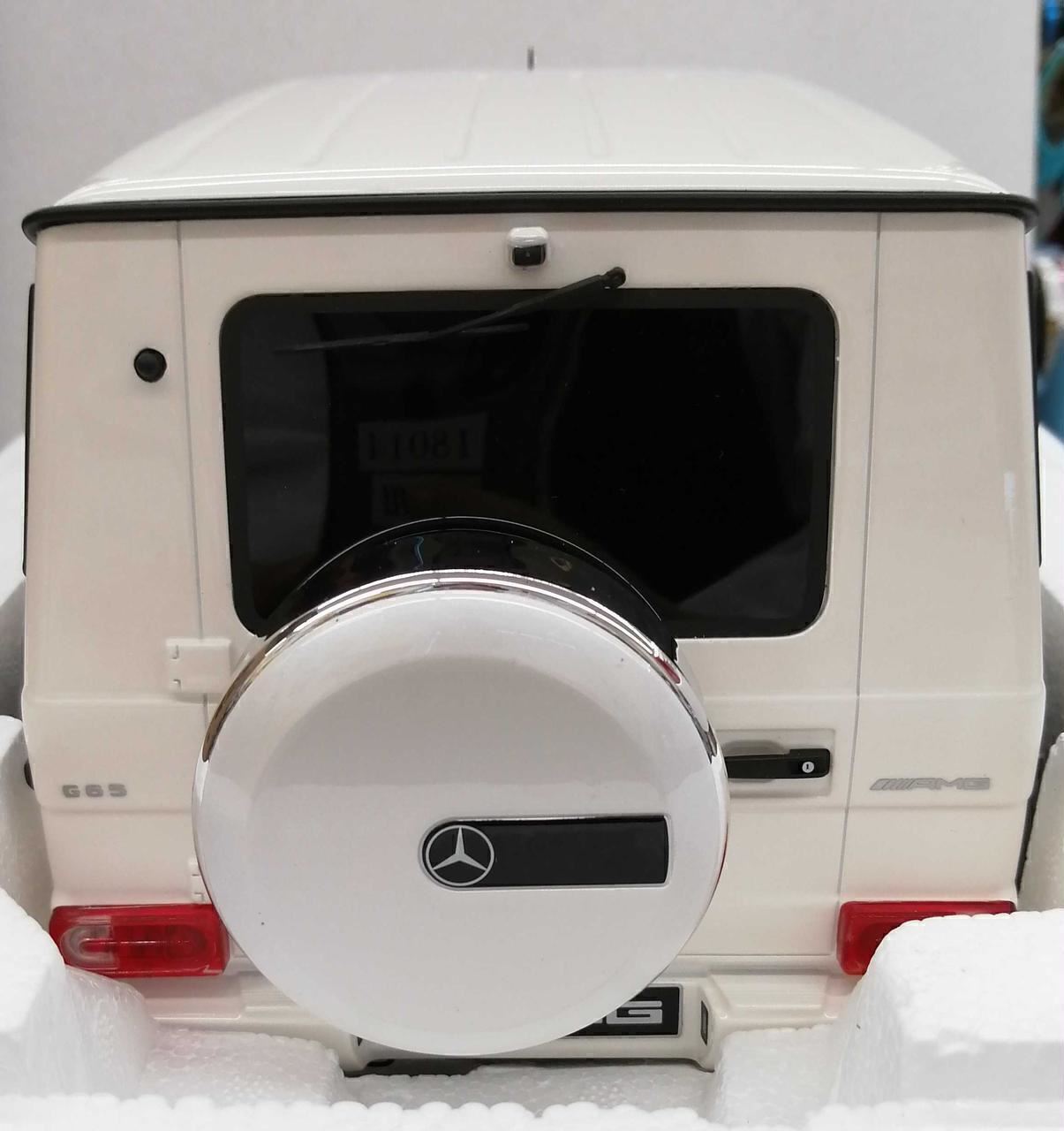 GT Spirit GTS025KJ 1/12 scale Mercedes-Benz G65 AMG White Diecast Resin ...