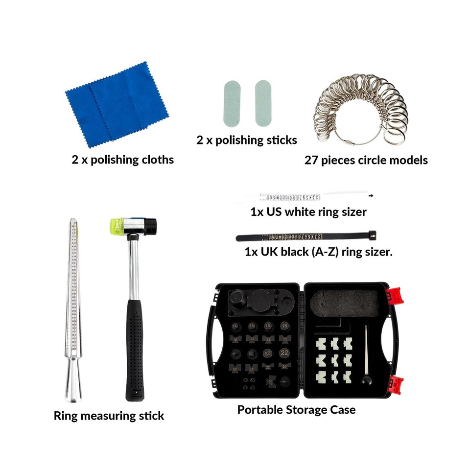 Ring Bender Tool for Spoon Rings Heavy Duty, Spoon Ring Making Kit,Ring ...