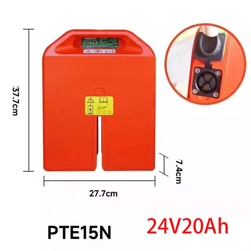 24V 20Ah LiFePO4 Lithium Battery for Electric Forklift NOBLELIFT PTE15N ...