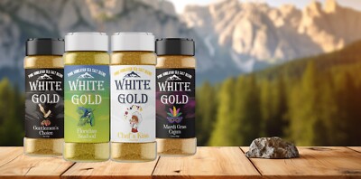 White gold seasoning 4-pack Pink Himalayan Sea Salt Blended Spice ...